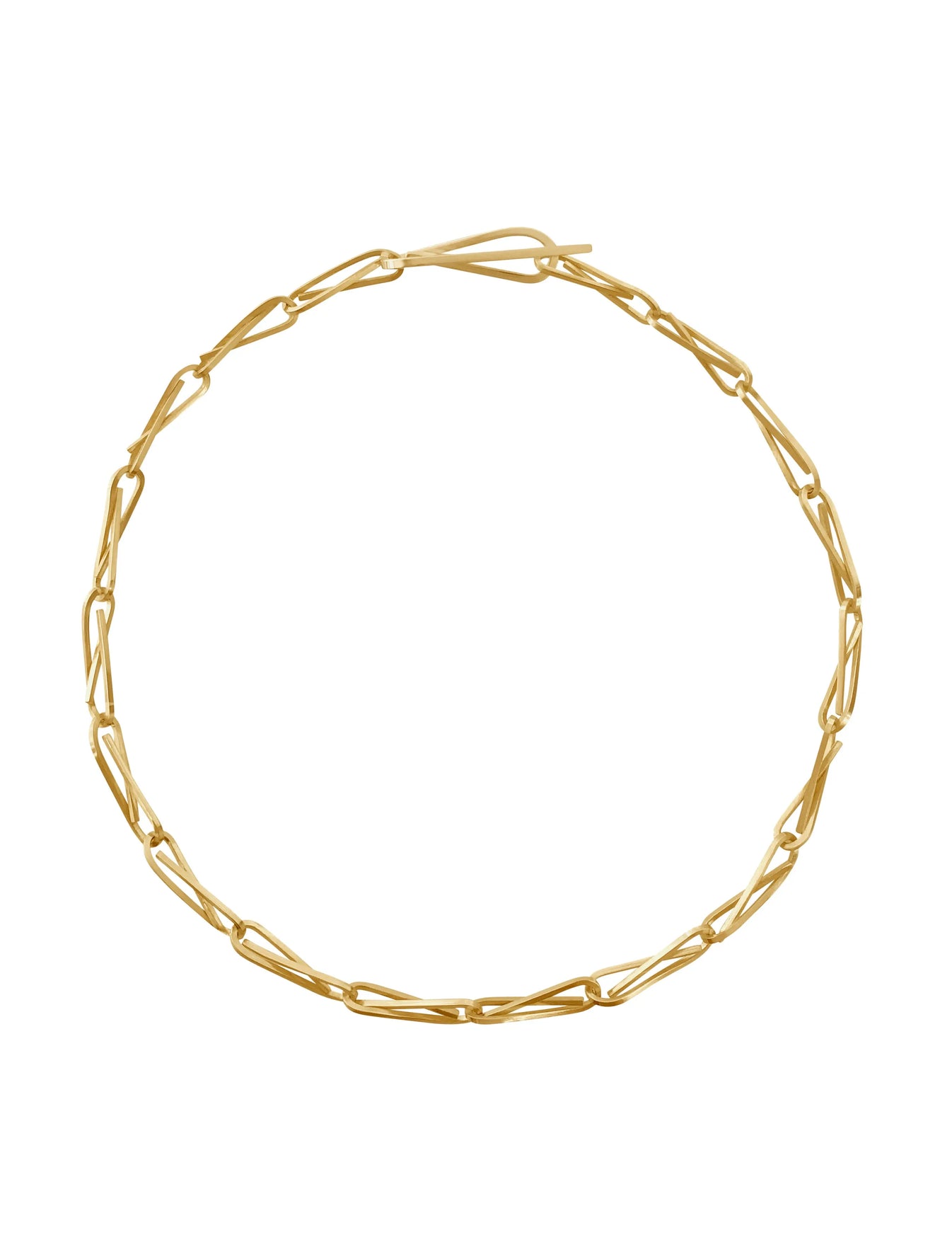 String Chain Necklace In Gold Vermeil - Sara Robertsson Jewellery